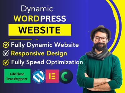 A dynamic wordpress website using elementor pro and crocoblock | Upwork