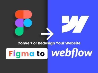 A figma to webflow expert, transform your figma designs to webflow site | Upwork