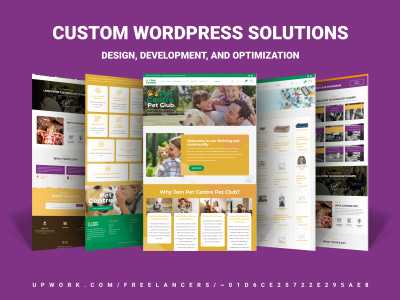 Topnotch unique WordPress responsive website for your business | Upwork