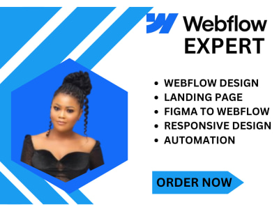 Webflow website design, figma to webflow, webflow expert. | Upwork