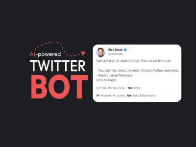 Selenium twitter bot: tweets, likes, follows and more | Upwork