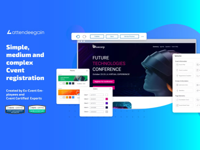 Cvent event website and registration | Upwork