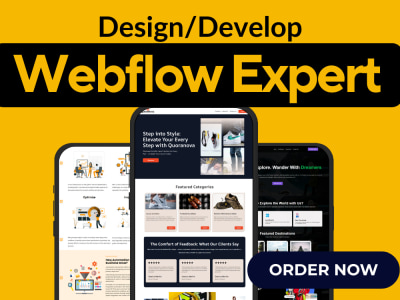Webflow Expert IWebflow website design |Webflow DeveloperI Figma to Webflow | Upwork