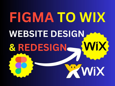 A design or redesign figma to wix website design | Upwork