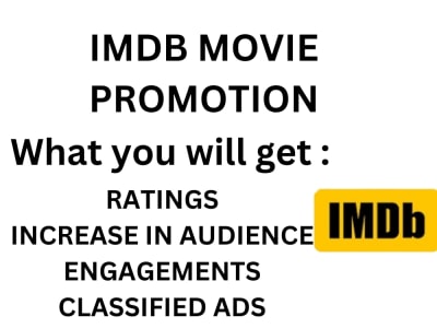 Get viral promotion for your imdb profile and improve rank | Upwork