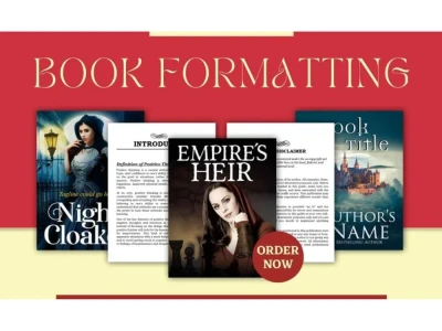 Book formatting, ebook formatting, paperback formatting and cover ...