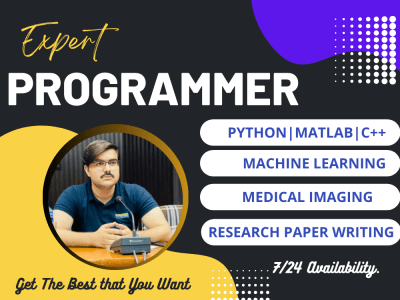 Expert Programmer | Python,C++,MATLAB | Machine Learning | Medical Imaging | Upwork