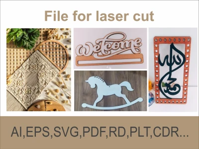 Laser Cut&Engraving, (dxf, svg, more) | Upwork