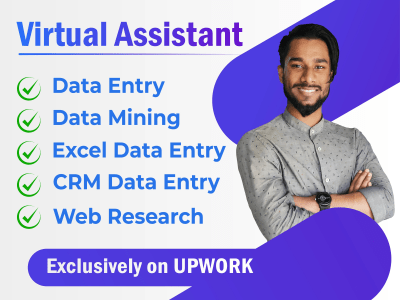 Data entry, Web research, Typing, Copy Paste & Data mining | Upwork