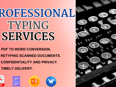 Professional Retyping Service - Accurate and Efficient | Upwork