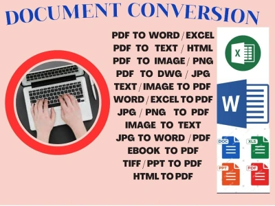 Document conversion, pdf conversion, file conversion services | Upwork