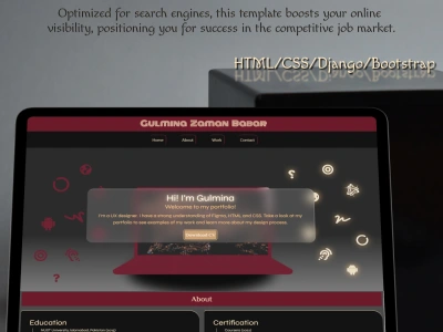 A Responsive Django Portfolio Website | Upwork