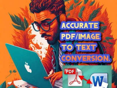 Convert Image to Text | Upwork