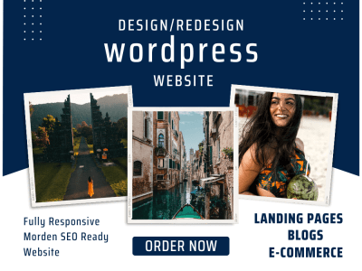 A unique and responsive WordPress website | Upwork