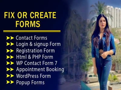 Fix or create PHP Form, contact form 7, signup, login, registration | Upwork