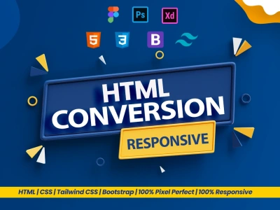 PSD/Figma/XD to HTML CSS Bootstrap TailwindCSS 100% Responsive | Upwork