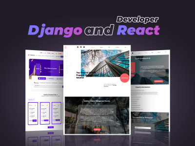 A web app in django and react | Upwork
