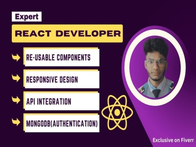 A responsive & visually stunning React website | Upwork