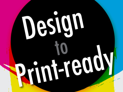 Design and print ready file for signs, banners, large format printings ...