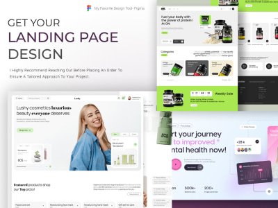 A professional and creative landing page design | Upwork
