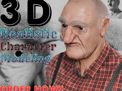 3d character modeling 3d realistic character 3d metahuman character | Upwork