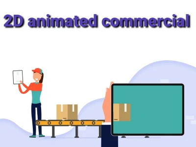 A 2D animated commercial | Upwork