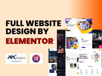 A complete WordPress elementor website using elementor pro | Upwork