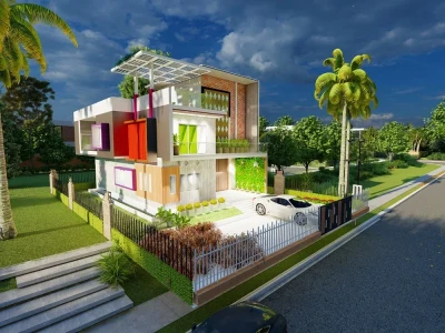 Exterior and interior design of building by using lumen | Upwork