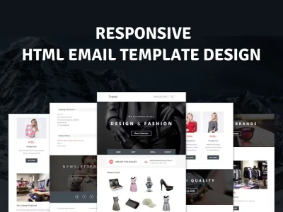 A fully Responsive HTML Email Newsletter Template for your brand | Upwork