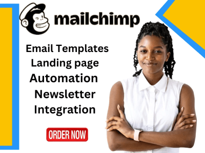 Mailchimp landing page Mailchimp workflow Mailchimp email template | Upwork