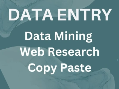 Fast Data Entry, Web Research, Copy Paste, Data Scraping, Data Mining | Upwork