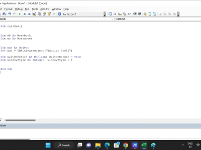 VBA automation for cmd access | Upwork