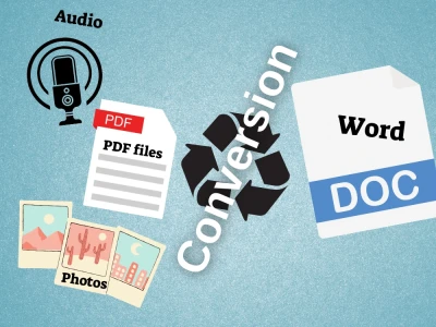 A transcription of PDF, Audio and photos to an editable Word file | Upwork