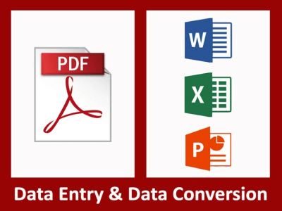 PDF conversion into MS Word, MS Excel, and MS PowerPoint | Upwork