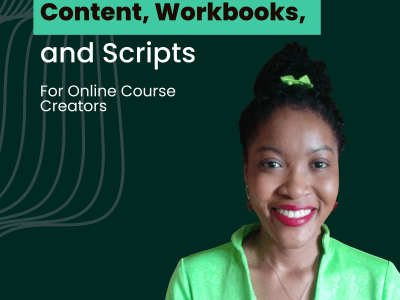 Scripts and workbooks for your online course | Upwork