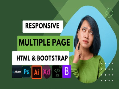Responsive Multiple Page PSD to HTML, FIGMA to HTML, IMAGE to HTML ...