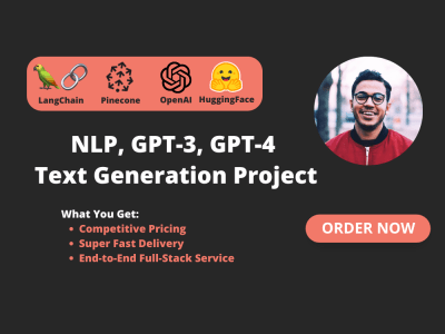 A text generation, gpt3, gpt4 natural language processing, nlp app | Upwork