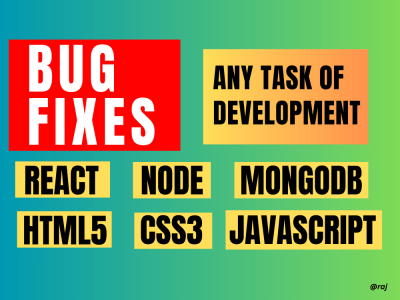 Expert Bug-Fixing Services for ReactJS, JS, Node.js, MongoDB, HTML5, CSS3 | Upwork