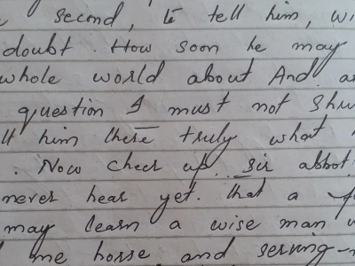 A professional hand-writing with no error and in short time | Upwork