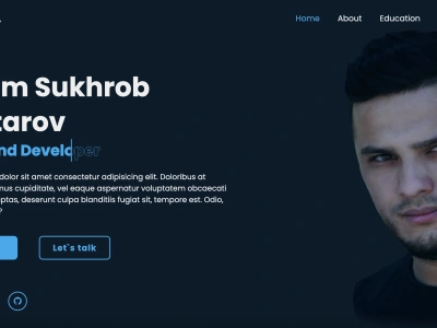CV/Resume Website using HTML/CSS/Javascript | Upwork