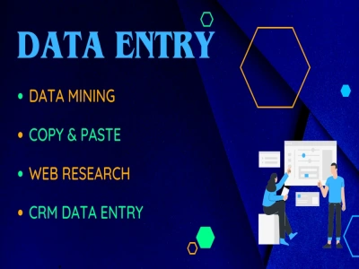 Data entry, data mining, web research, copy-paste, typing, | Upwork