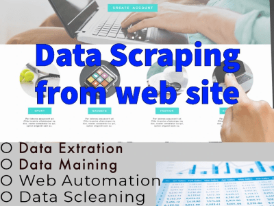 Web Scraping, Data Extraction, Data Cleaning and Web Automation service | Upwork