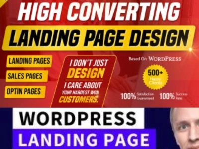 A highly converting WordPress landing page and WordPress website | Upwork