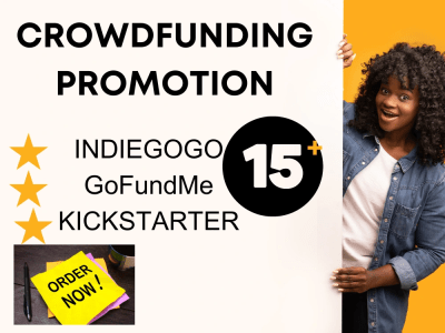 GoFundMe, Indiegogo and Kickstarter promotion | Upwork