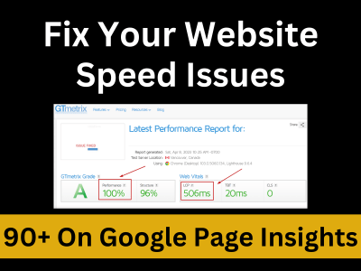 Core Web Vitals (Core Web Vital) 100% Solved | Page Speed Optimization | Upwork