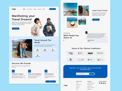 Responsive website UI UX design, web UI or landing page UI design in ...
