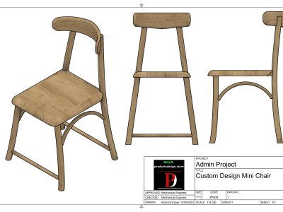 Customized chair design with proper dimensions and rendering | Upwork