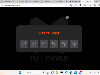 A quiz game based reactjs | Upwork