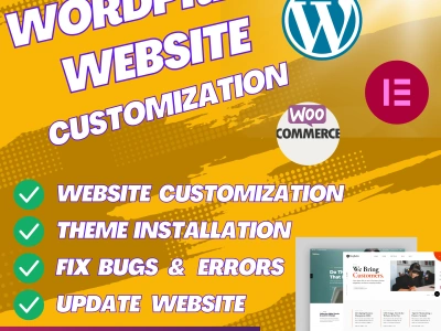 WordPress Customize Redesign Fix bugs and portfolio website | Upwork