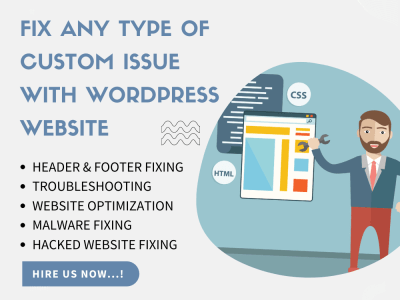 WordPress Bug Fixes, Plugin Fixes, Theme Fixes, MySql Fixes, (All Bug Fix) | Upwork
